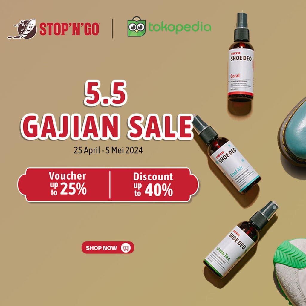 Reparasi Sepatu-Tas-Koper 60 Menit. Cek Harga Stop'N'Go!